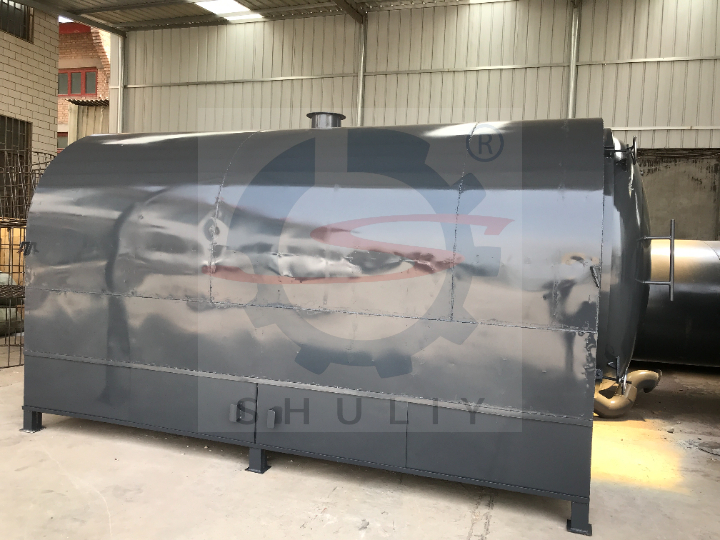 Horizontal carbonization furnace | hardwood log charcoal machine